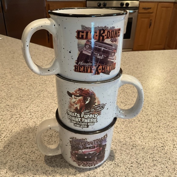 Dining | 2mug Set Of Larry The Cable Guy 1 Mug Of Jeff Foxworthys ...